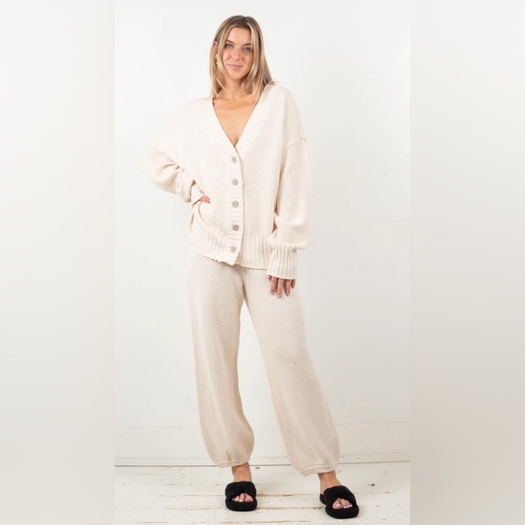Free People | Sweaters | Free People Hailee Cardi Setpowder Sand | Poshmark